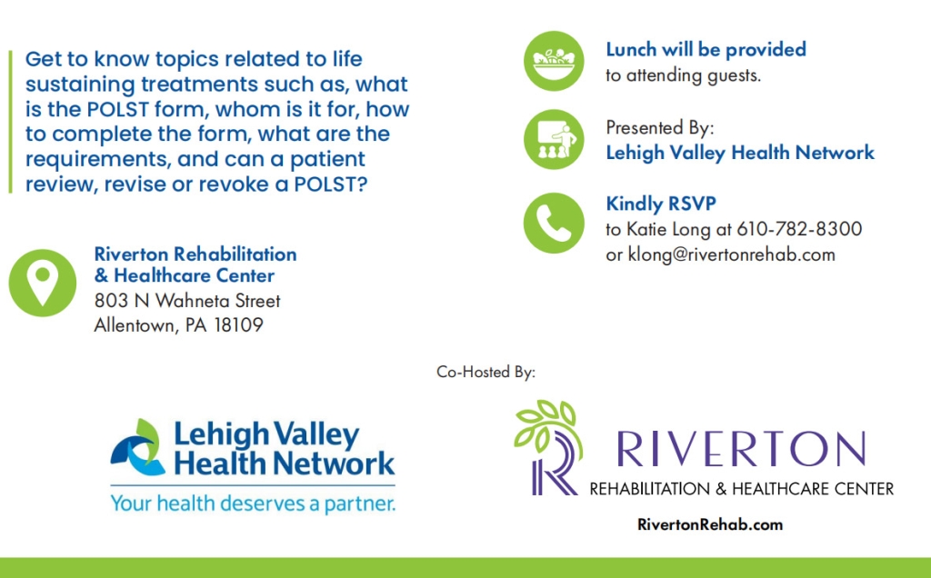 Understanding Pennsylvania Orders for Life Sustaining Treatment ...